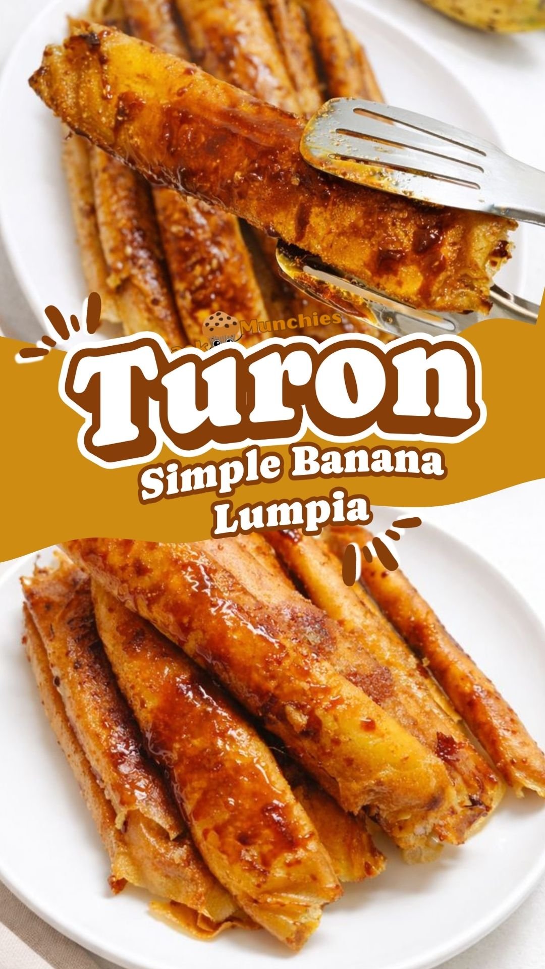 Traditional Simple Banana Lumpia (Turon) - Snack And Munchies